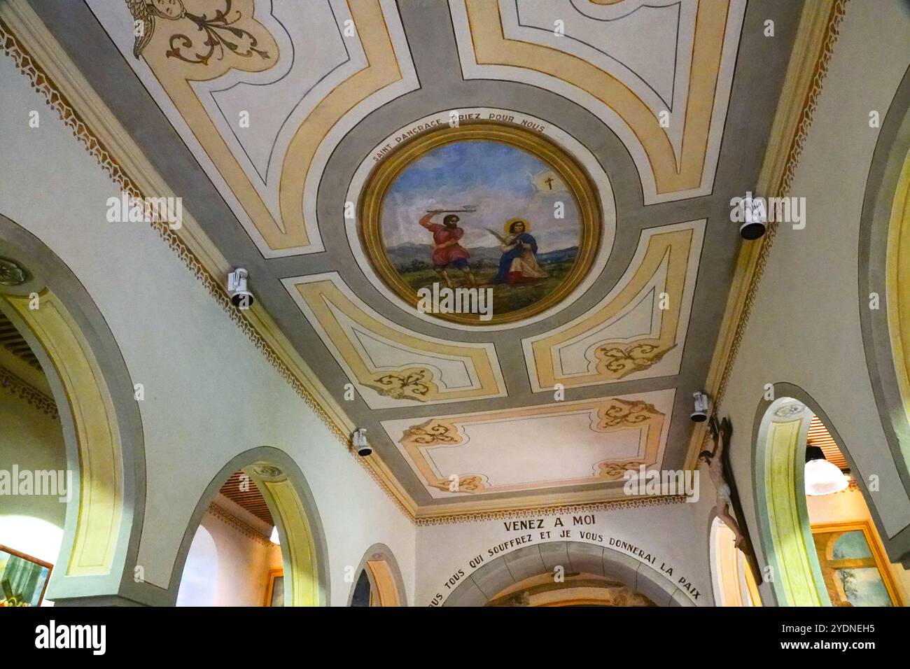 Restored medieval painted ceiling hi-res stock photography and images ...