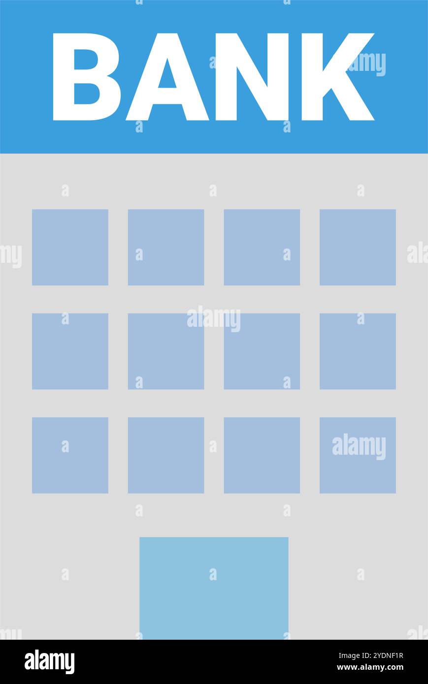 Modern bank exterior Stock Vector Images - Alamy