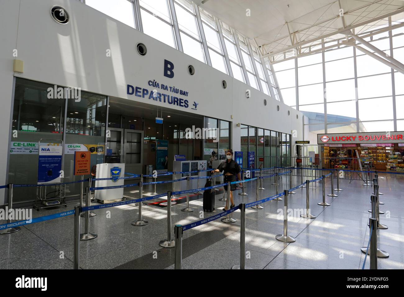 Hanoi, Vietnam - July 26, 2023: Passenger walks through the ...