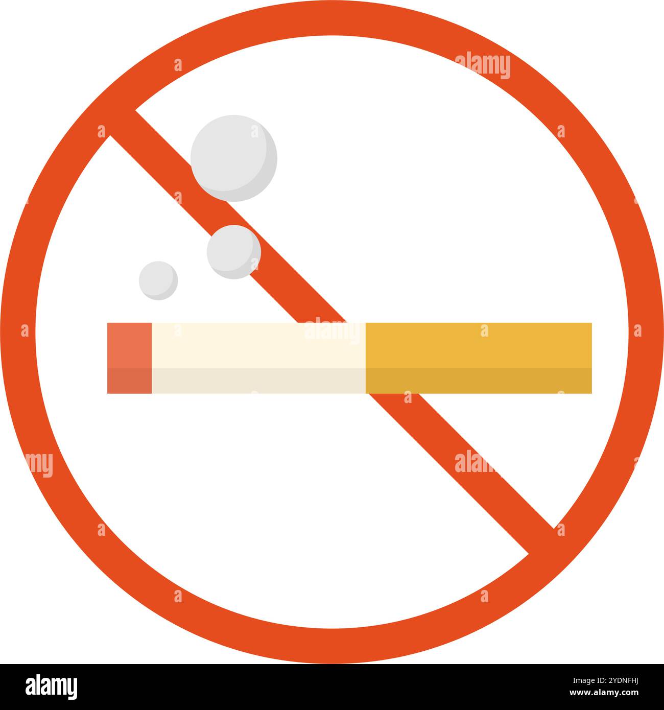 No smoking icon. Tobacco prohibition. Editable vector Stock Vector Image & Art - Alamy