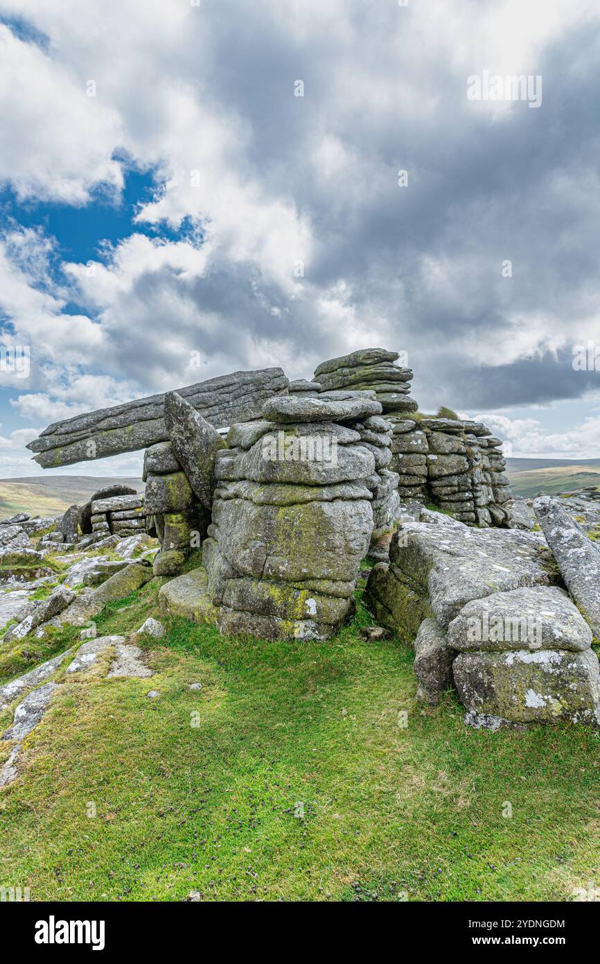 Dartmoor belstone tor hi-res stock photography and images - Alamy