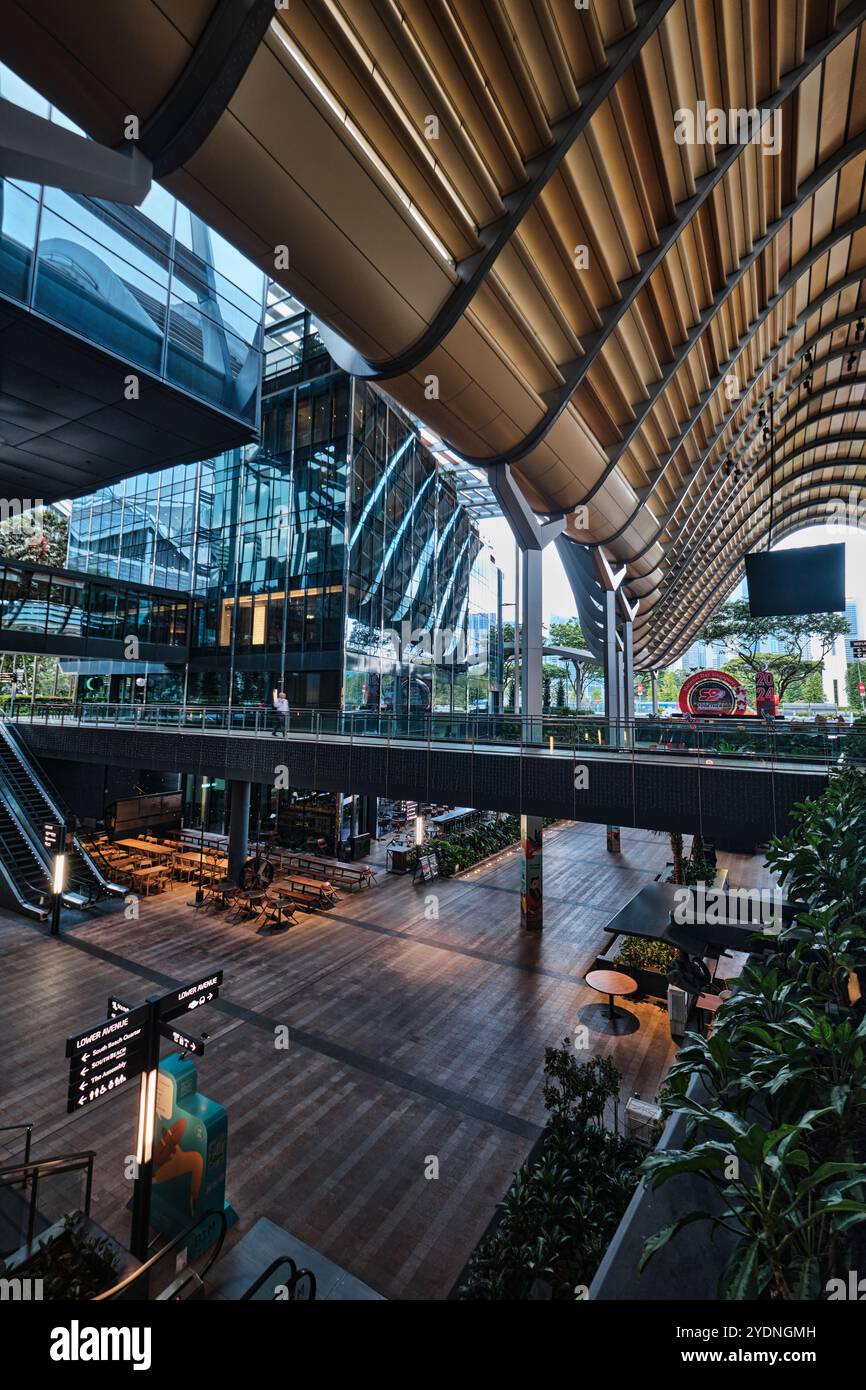 Singapore - August 16, 2024: South Beach Towers. Designed by Foster ...