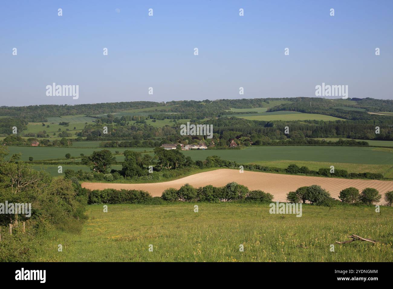 Kent downs national landscape geopark hi-res stock photography and ...
