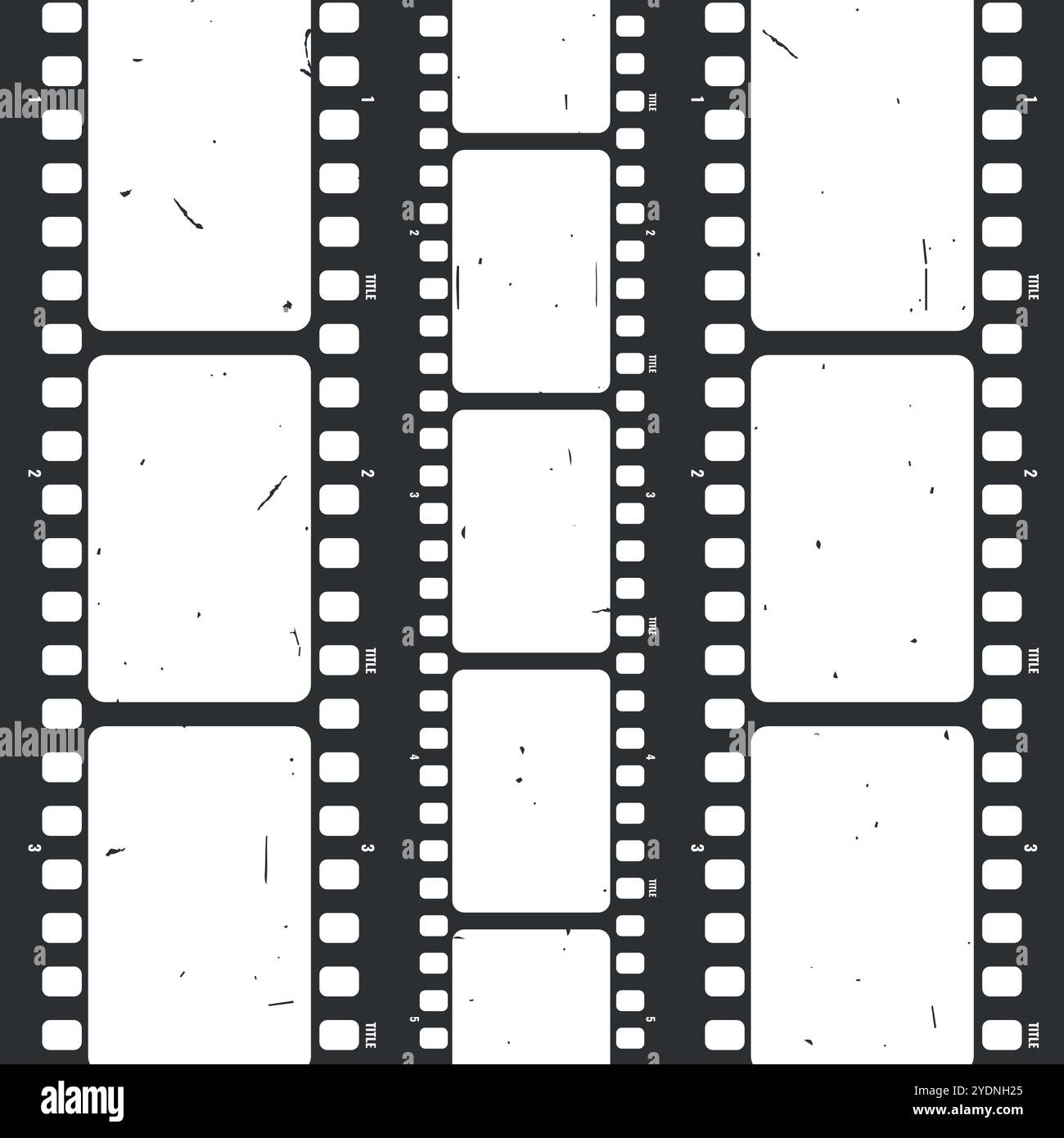 Old vintage movie film strip on white background. Film strip frame ...
