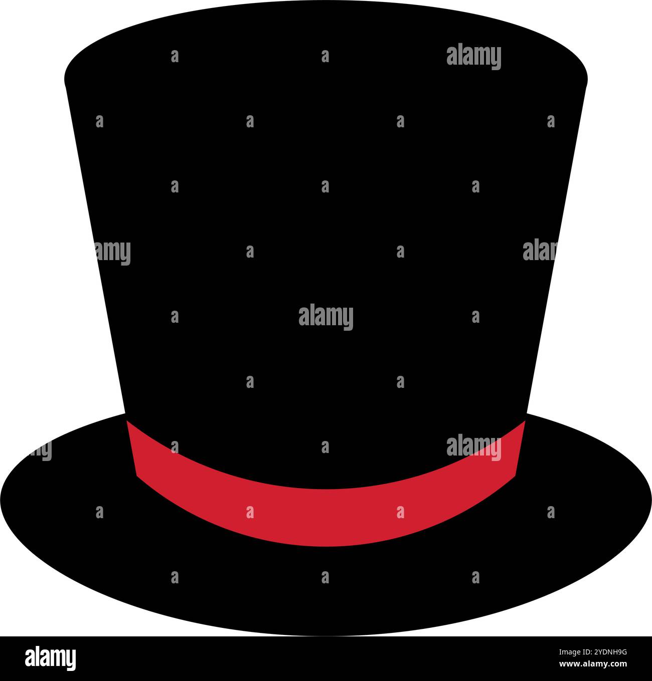 Top Hat icon. Magician icon. Editable vector Stock Vector Image & Art ...