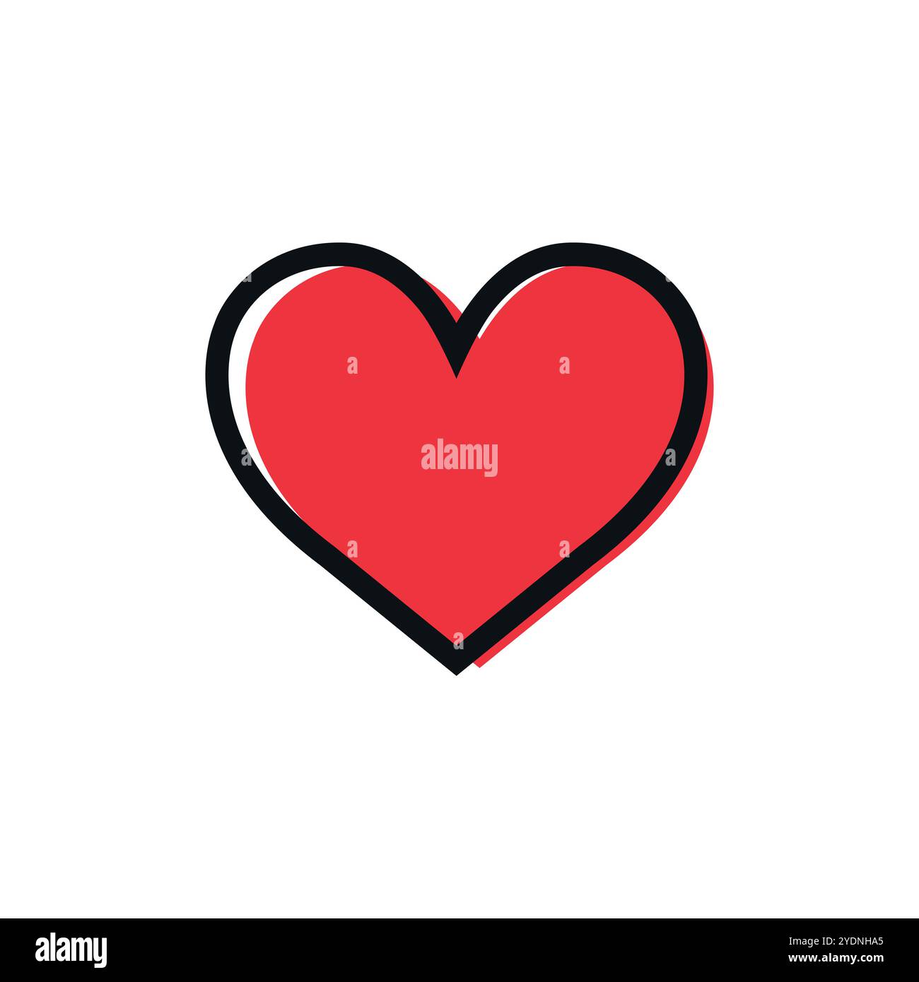Heart outline icon hi-res stock photography and images - Alamy