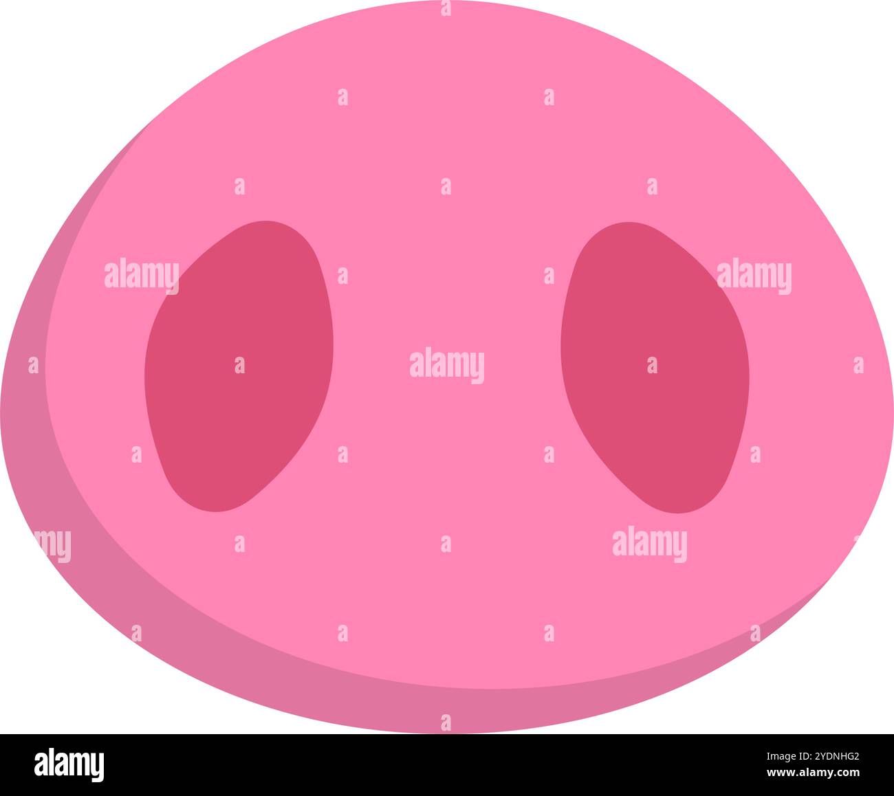 Pig nose Stock Vector Images - Alamy