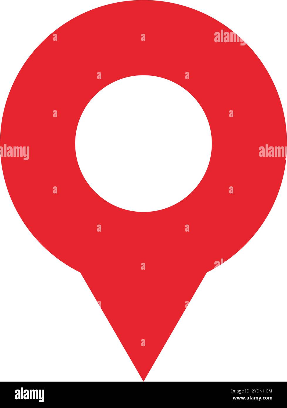 Red map pin icon hi-res stock photography and images - Alamy