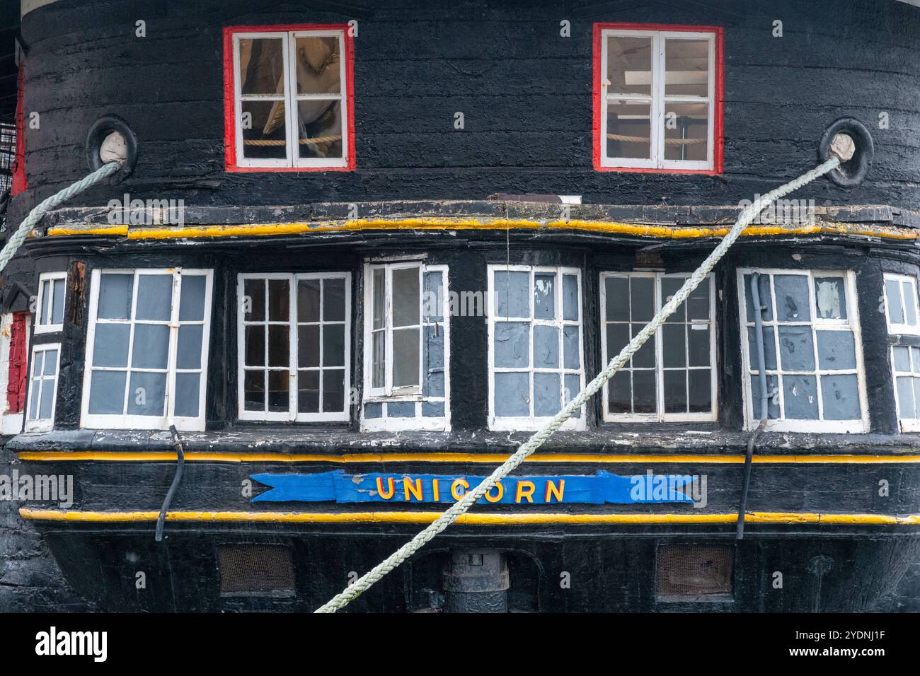 HMS Unicorn is a historic ship, one of the oldest in the world ...
