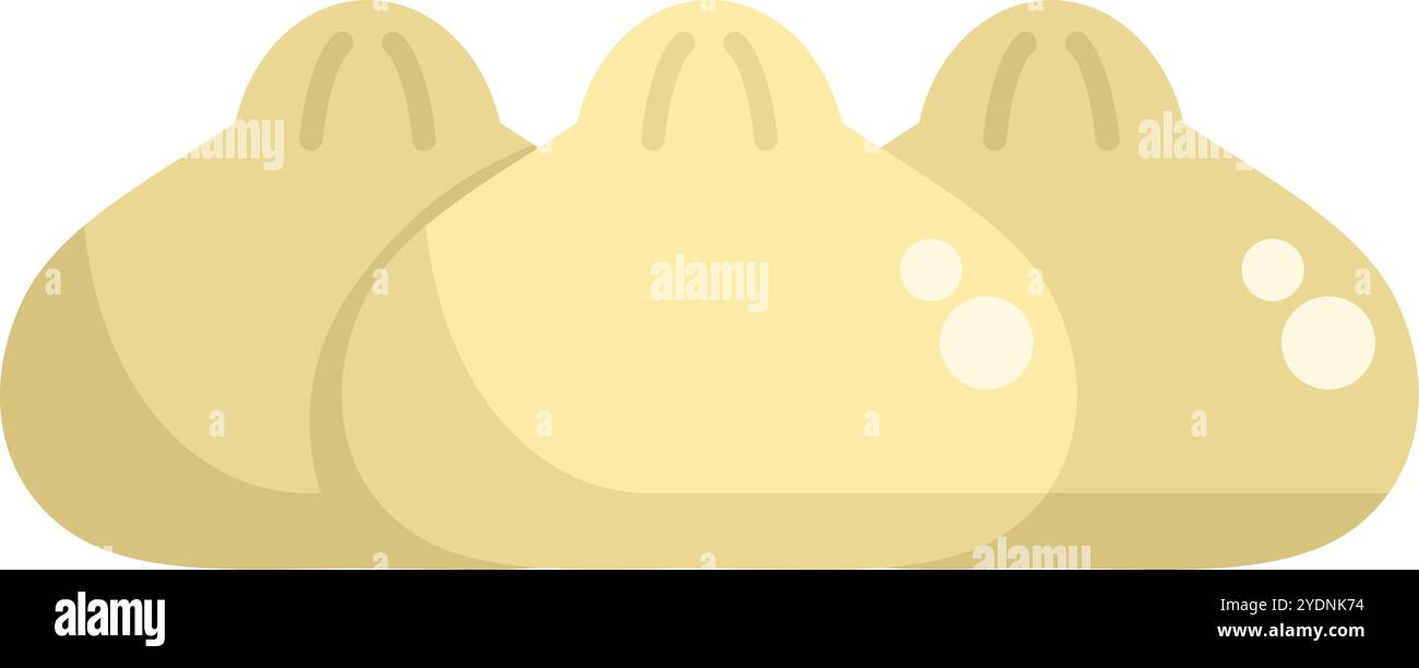 Steamed buns, traditional chinese food, khinkali, manti, baozi, pyanse ...