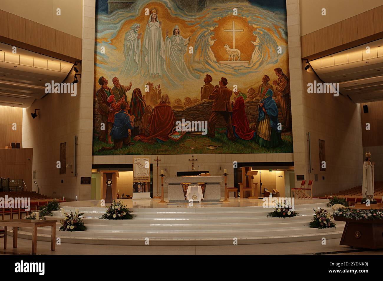 Irish Sport training ground with tall goal posts for gaelic football ...