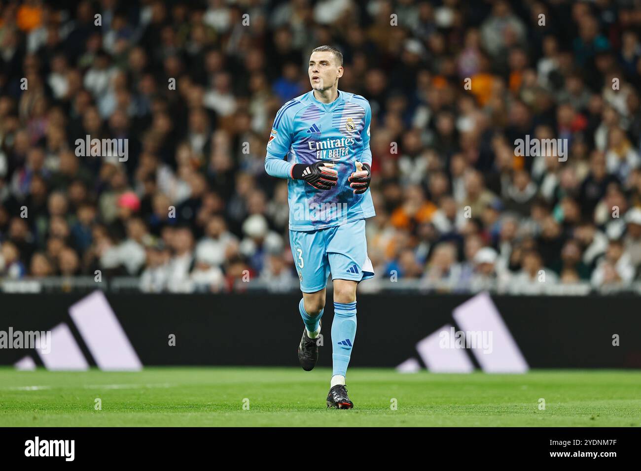 Madrid, Spain. 26th Oct, 2024. Andriy Lunin (Real) Football/Soccer ...