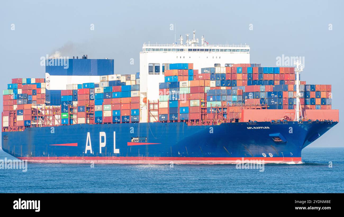 October 25, 2024. Maasvlakte Rotterdam, The Netherlands. Close up from ...