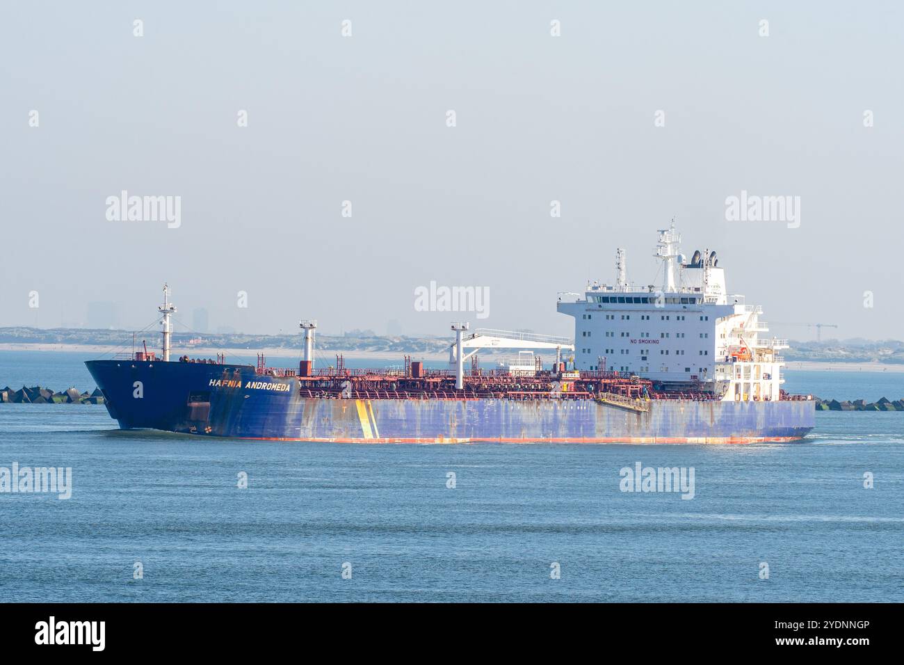 October 25, 2024. Maasvlakte Rotterdam, The Netherlands. Cargo ship ...