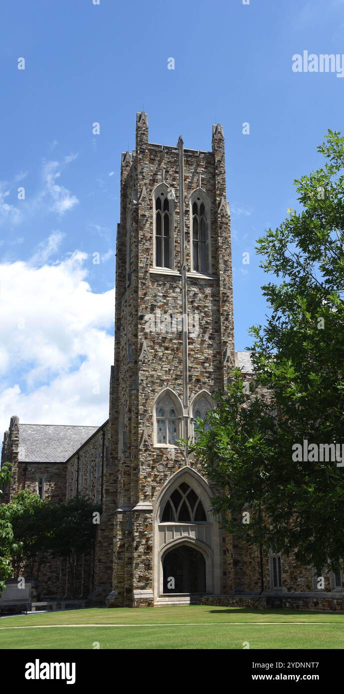 Beautiful tower of the Paul Barret,Jr. library, is part of Rhodes ...