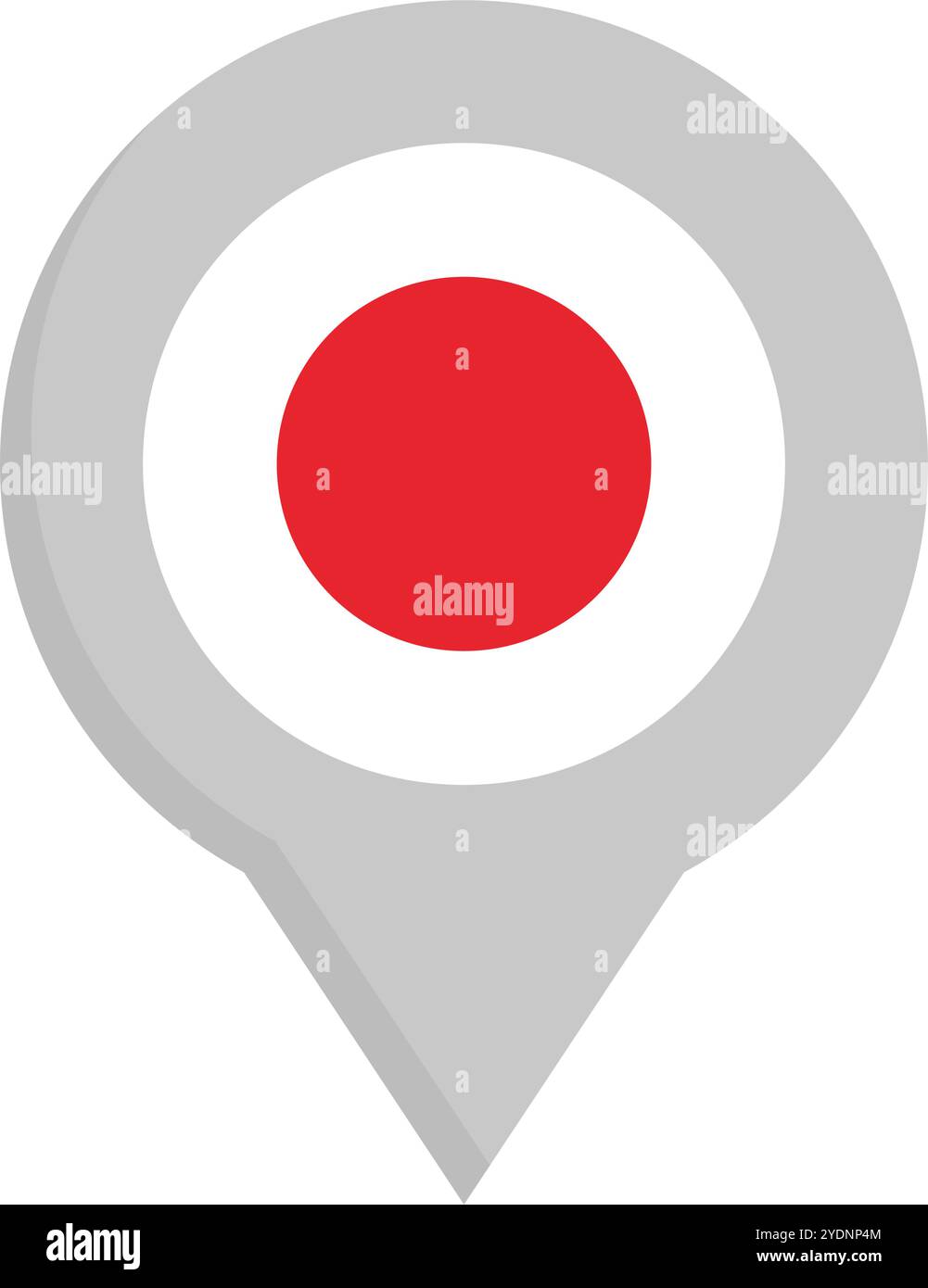 Japan flag pin map hi-res stock photography and images - Alamy