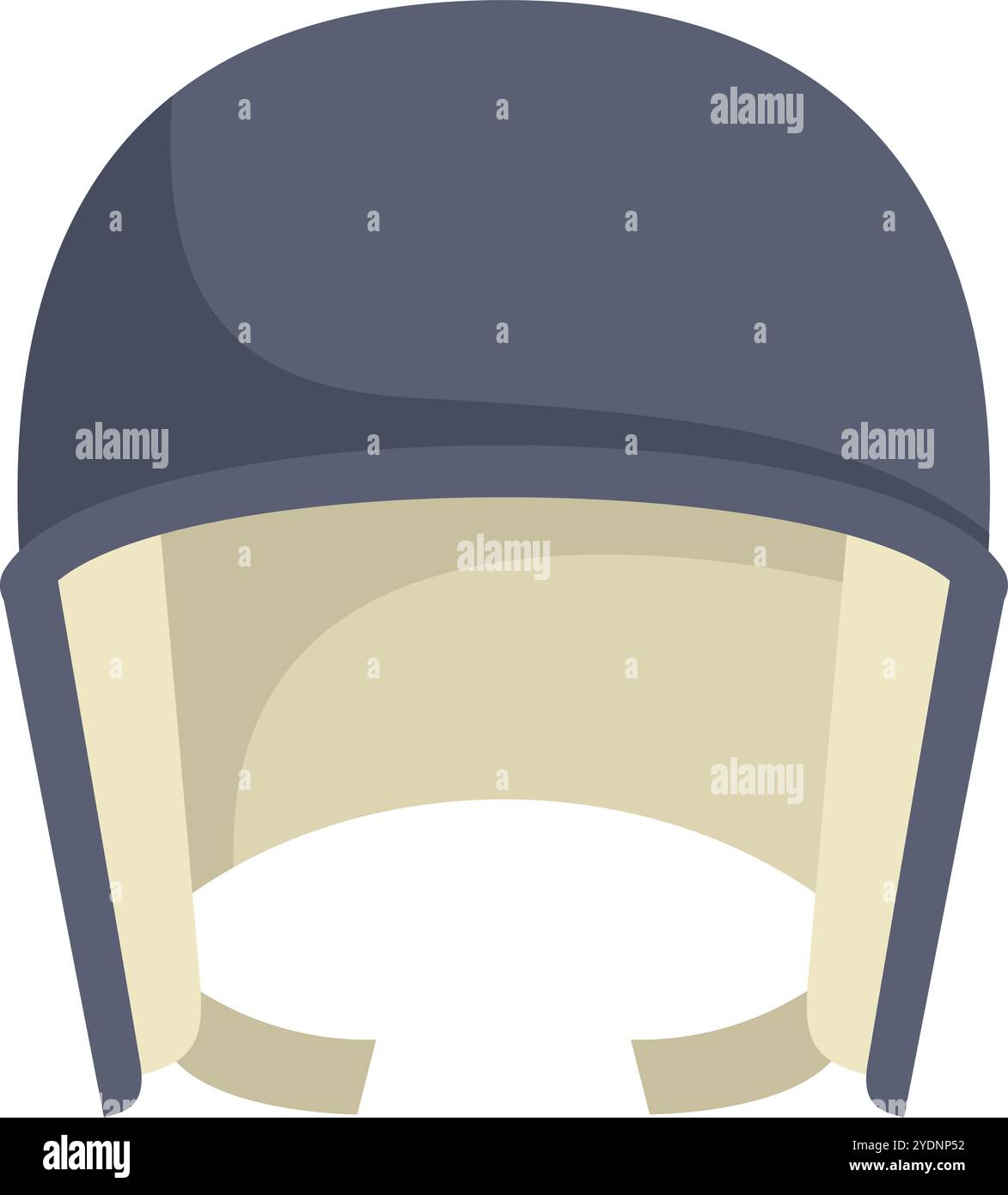 This cartoon style illustration showcases a classic american football ...