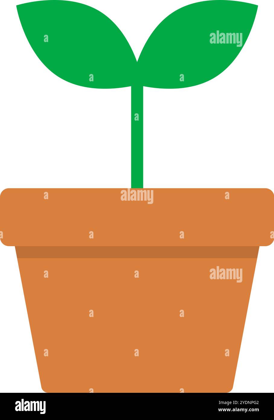 Plant pot icon. Houseplant icon. Editable vector Stock Vector Image ...
