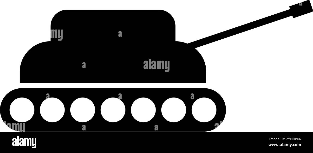 Tank silhouette Stock Vector Images - Alamy