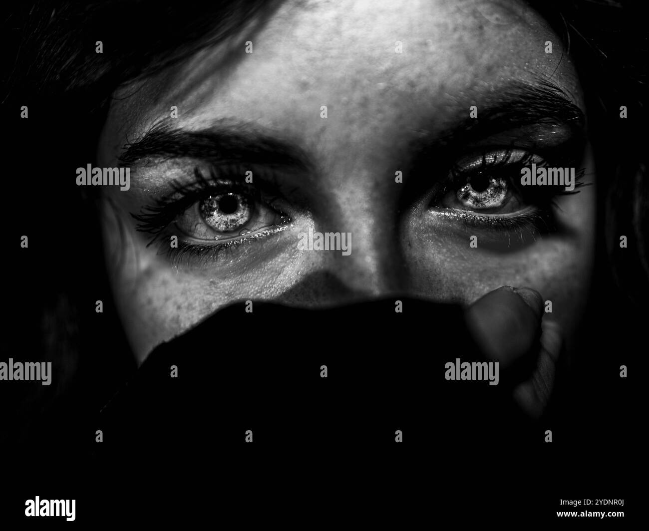 Deep into eyes Black and White Stock Photos & Images - Alamy