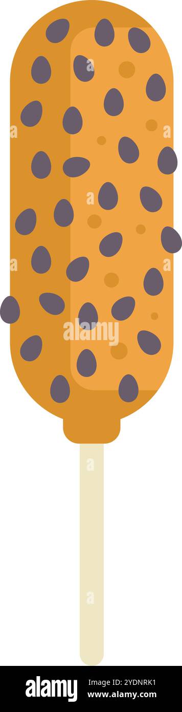 Sweet dessert features chocolate coating hi-res stock photography and ...