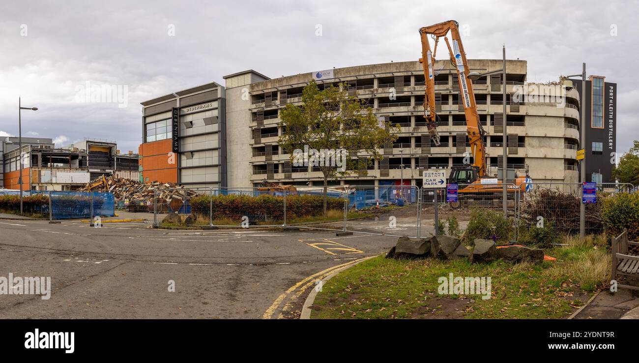Demolition then redevelopment of the Ocean Terminal in Leith, Edinburgh ...
