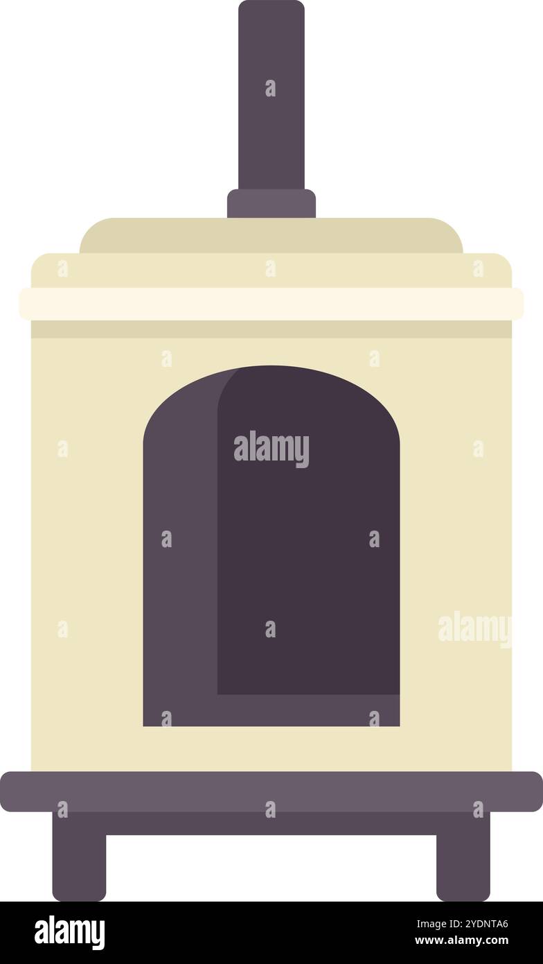 This vector illustration features a modern minimalist style wood ...