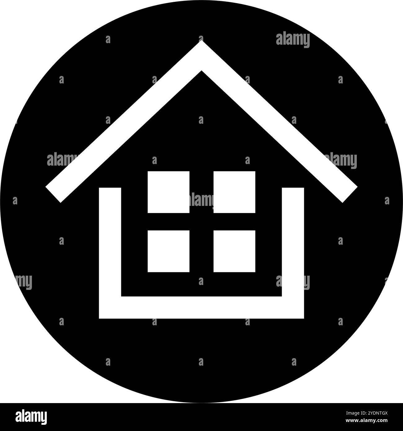 Round house icon. Housing. Editable vector Stock Vector Image & Art - Alamy