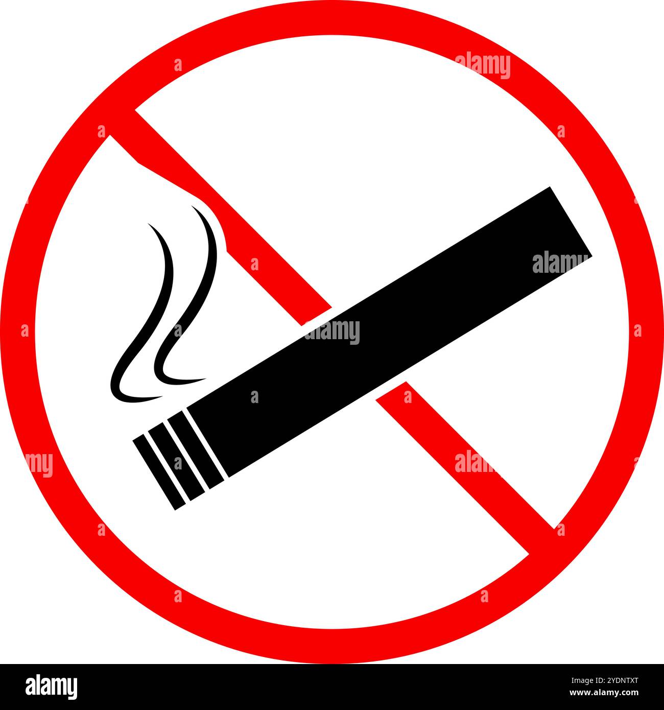 Ban smoking vector vectors Stock Vector Images - Alamy