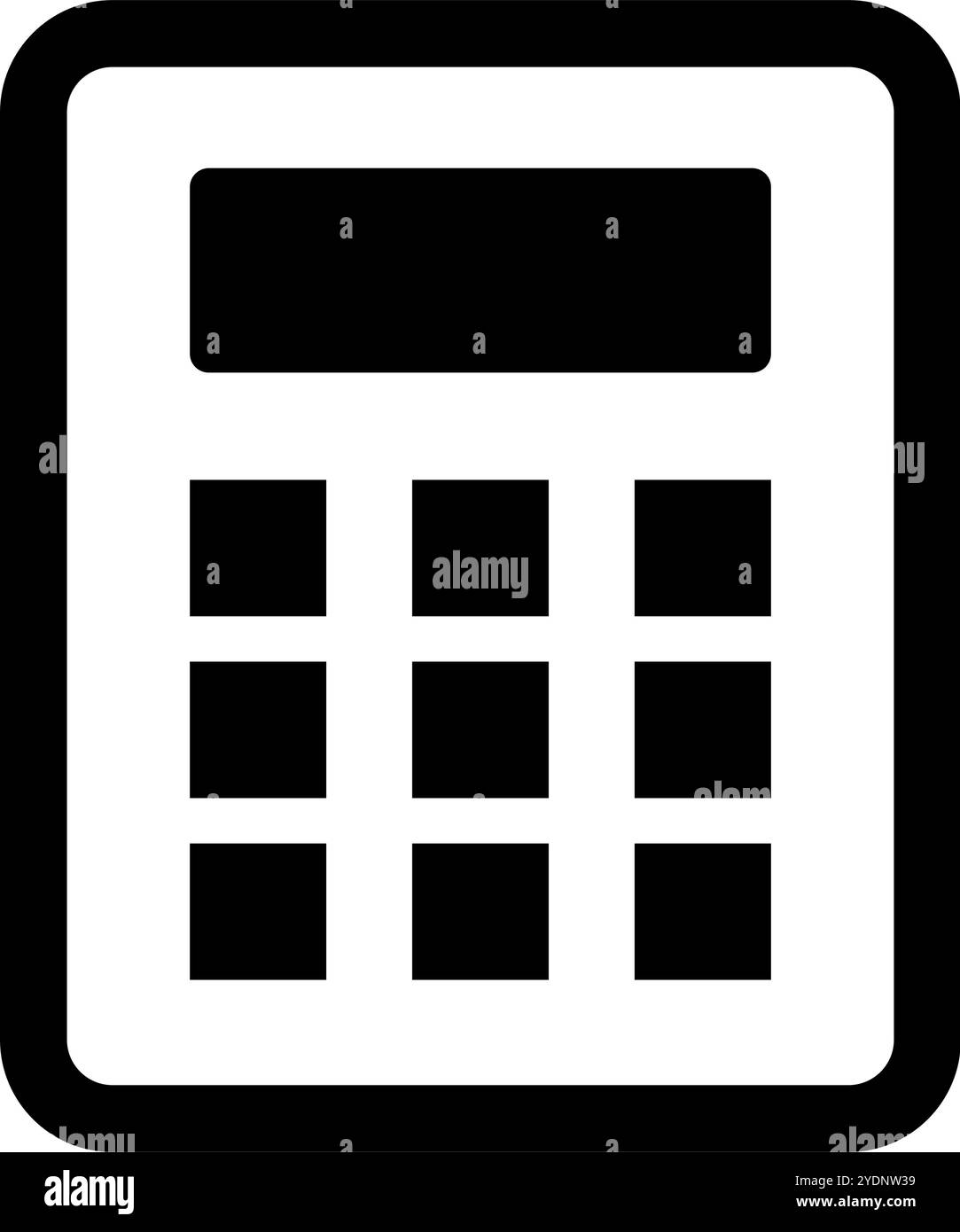 Calculator icon. Calculation icon. Editable vector Stock Vector Image & Art - Alamy
