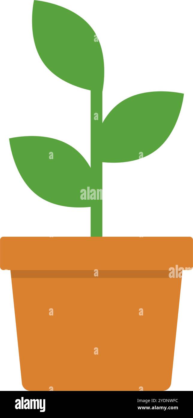Plant Pot and Plant Icon. Editable vector Stock Vector Image & Art - Alamy