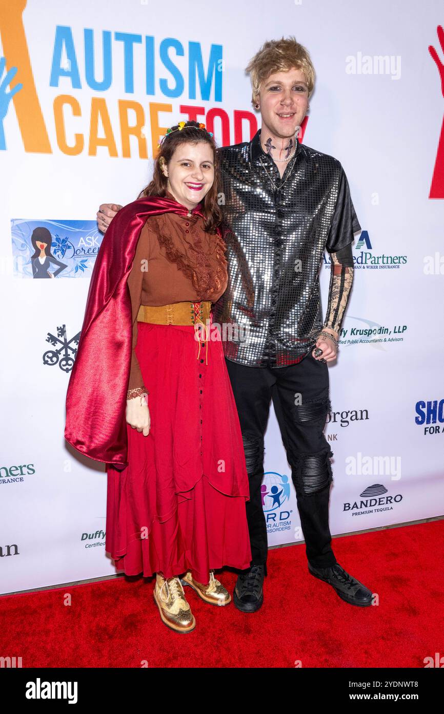 Los Angeles, USA. 26th Oct, 2024. Actress Lillian Carrier, Actor Coby ...