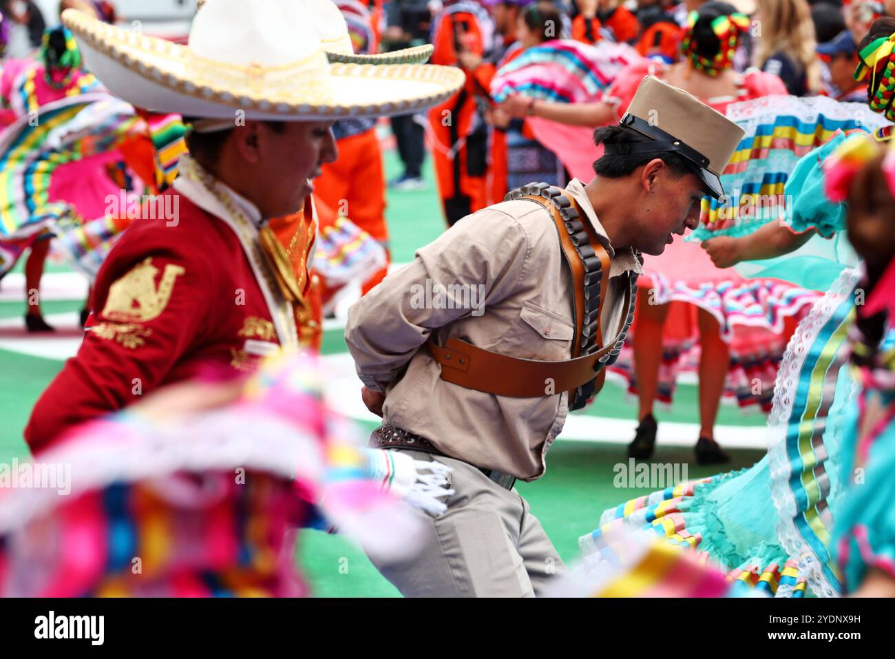 Mexico City, Mexico. 27th Oct, 2024. Drivers' Parade atmosphere ...
