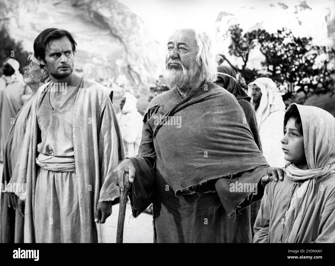 DAVID McCALLUM as Judas Iscariot and ED WYNN as Old Aram in THE ...