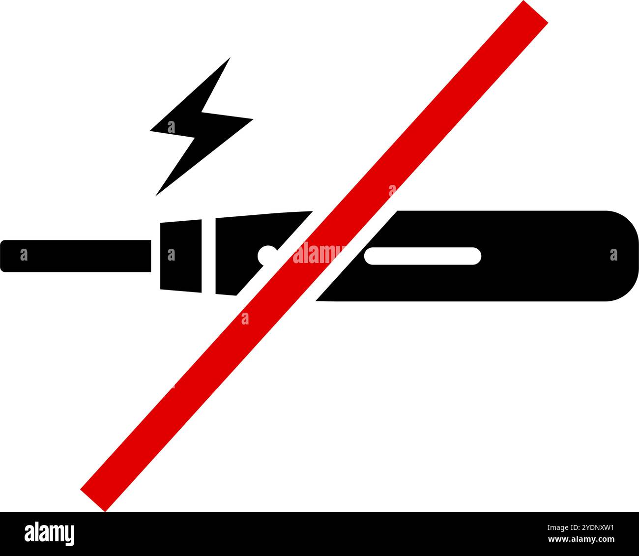 Electronic Cigarette Ban. E-cigarette regulation warning sign. Editable ...