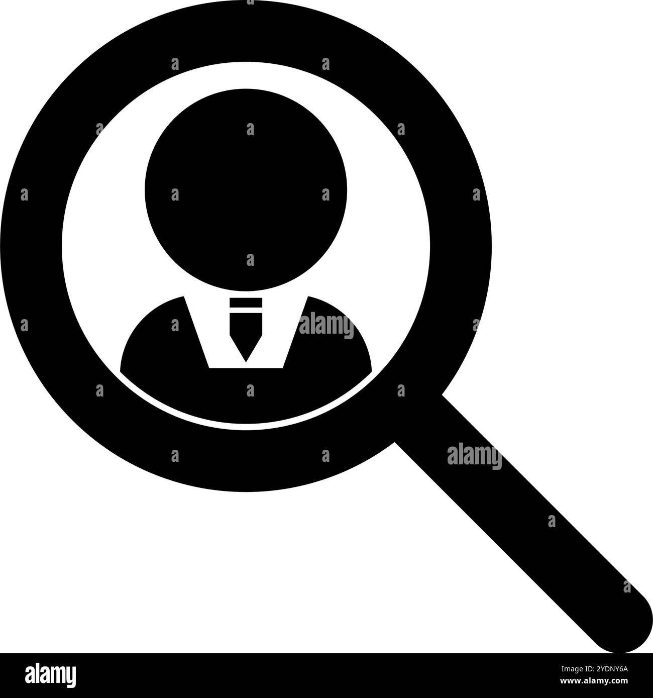 Human recruitment icon. Human resource management. Editable vector ...