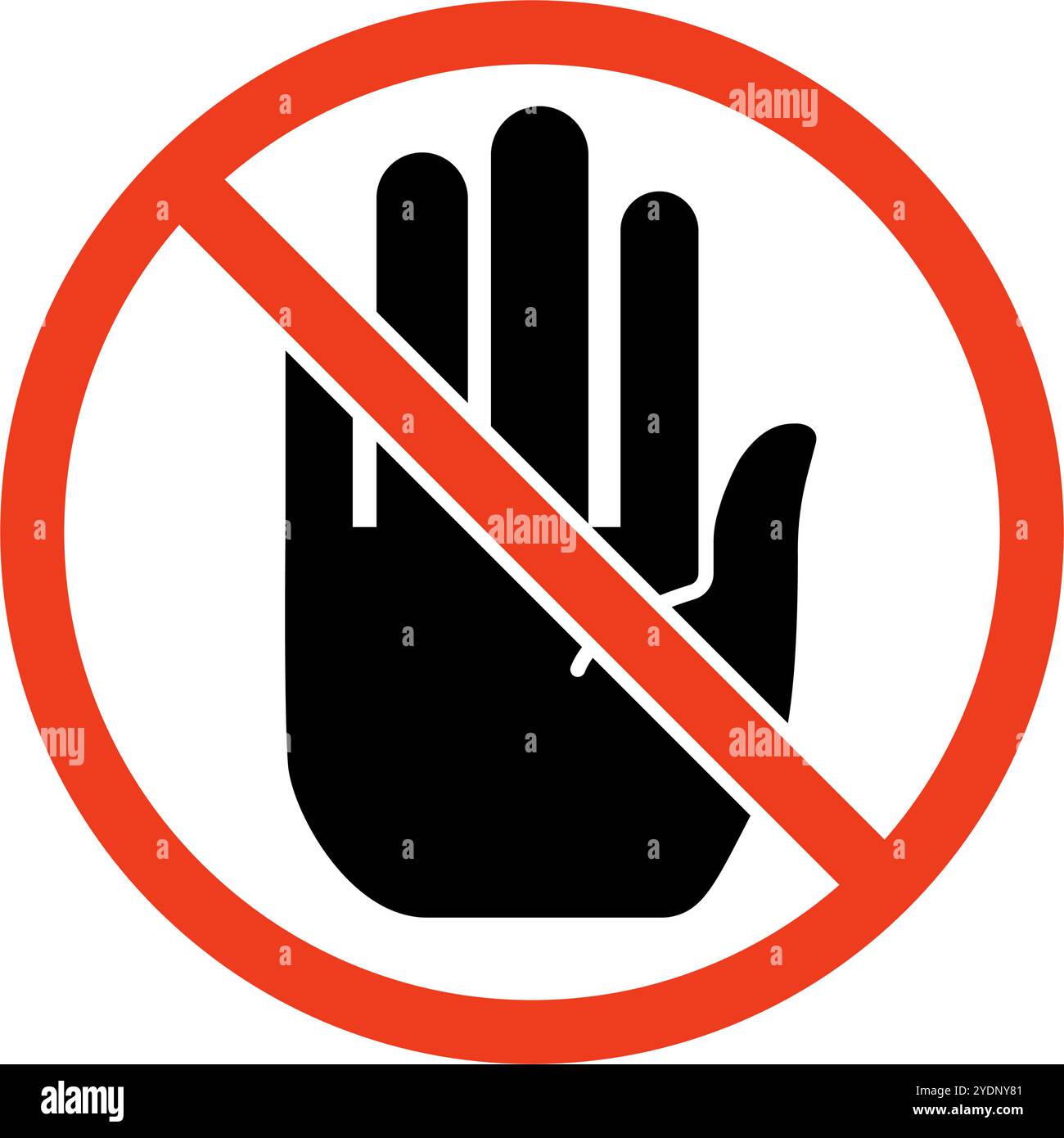 Gesture restrict Cut Out Stock Images & Pictures - Alamy