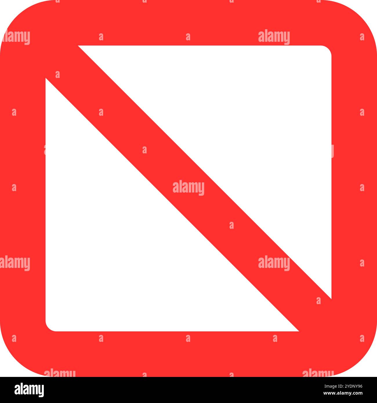 Stop icon. Prohibition sign. Restriction. Editable vector Stock Vector ...