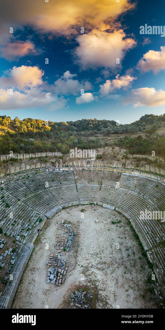 Ancient Stadium in Magnesia Ancient City, Germencik, Aydın, Türkiye ...