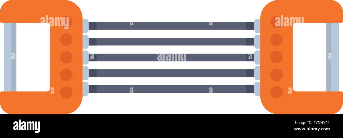 Chest expander with resistance bands for exercising and building ...