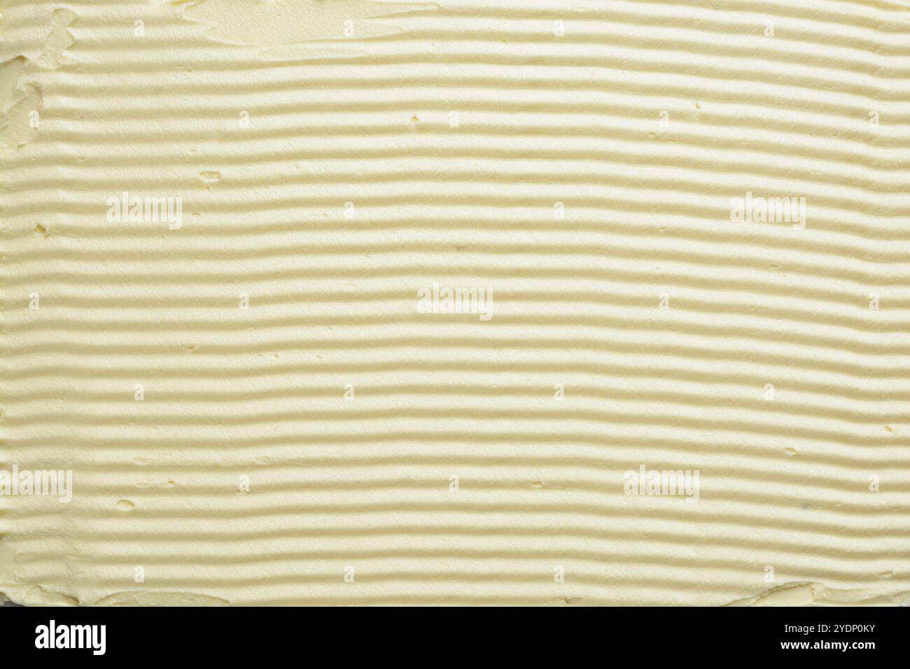 Top view of cream buttercream for decorating cake, silky smooth ...