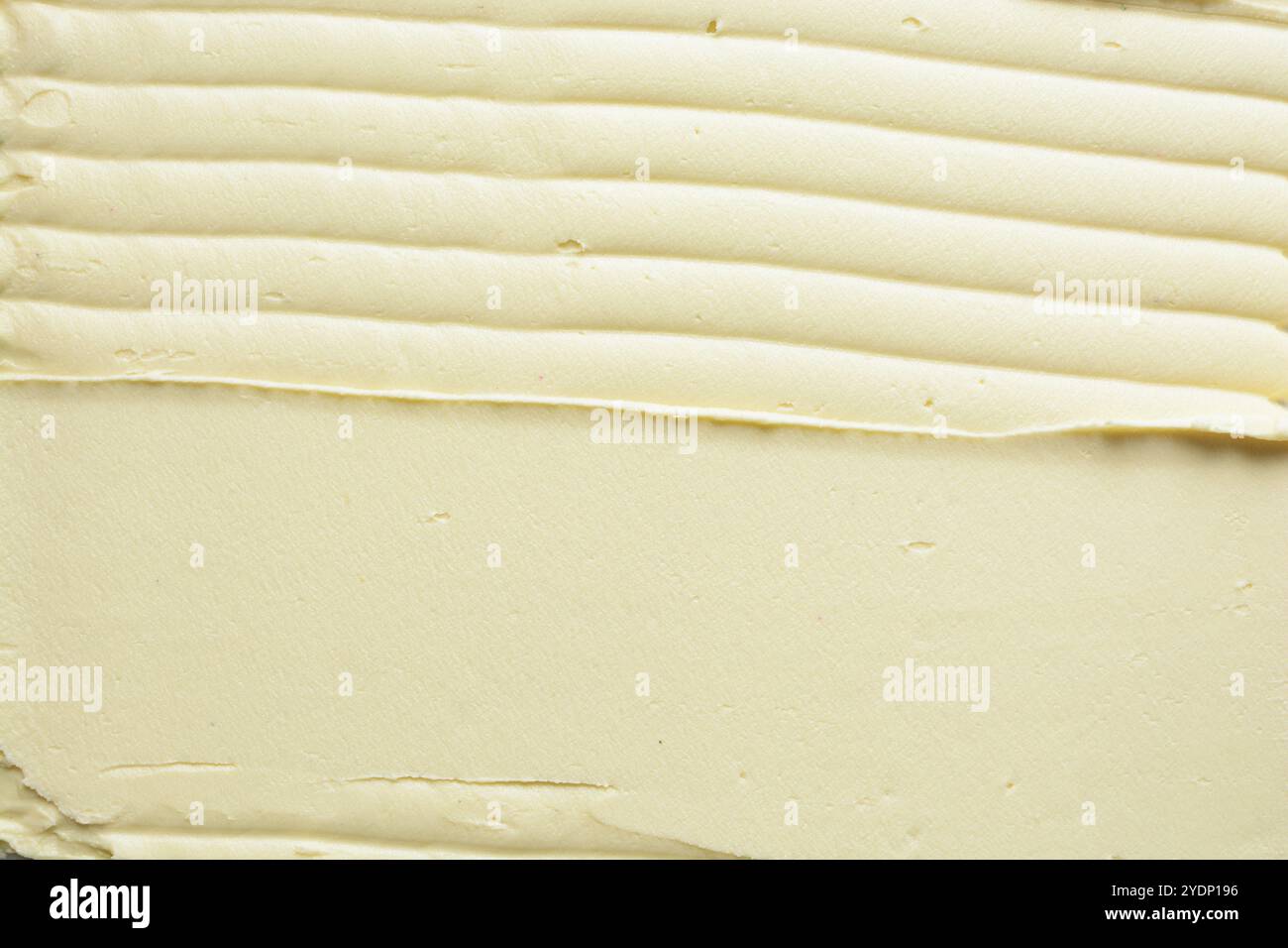 Top view of cream buttercream for decorating cake, silky smooth ...