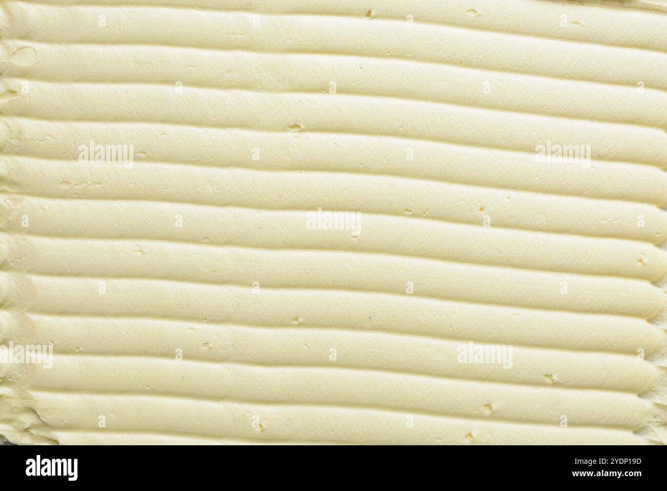 Top view of cream buttercream for decorating cake, silky smooth ...