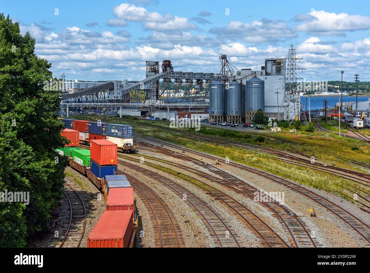 Halifax, Canada - August 4, 2023: The Port of Halifax, off Halifax ...