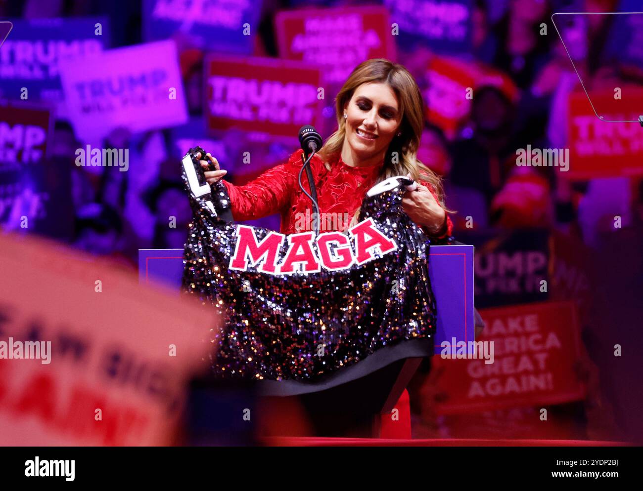 New York, United States. 27th Oct, 2024. Attorney Alina Habba arrives ...