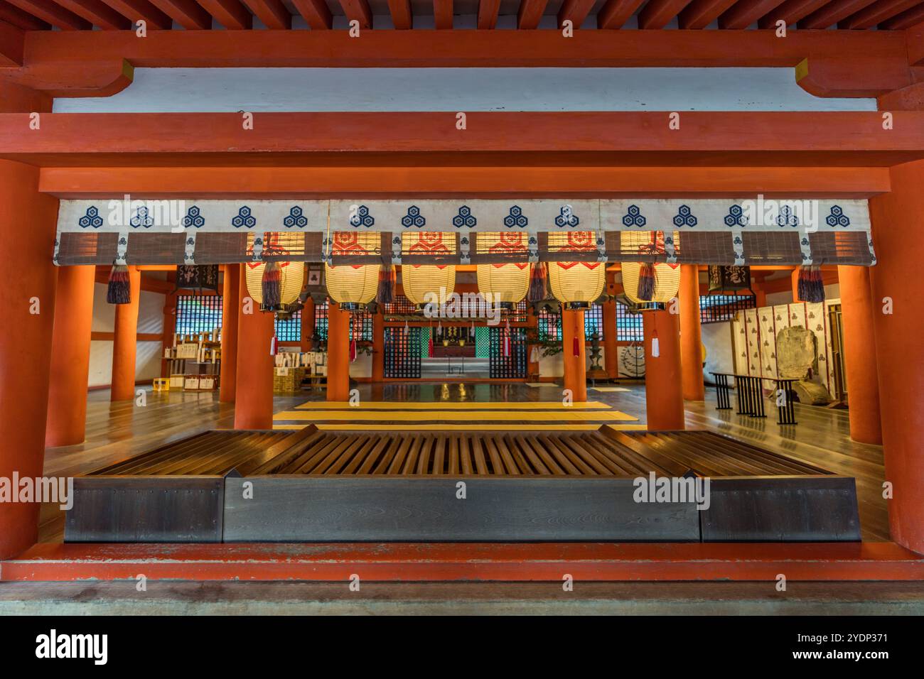 Hiroshima, Japan - August 20, 2024 : Marōdo hall at Itsukushima Jinja ...