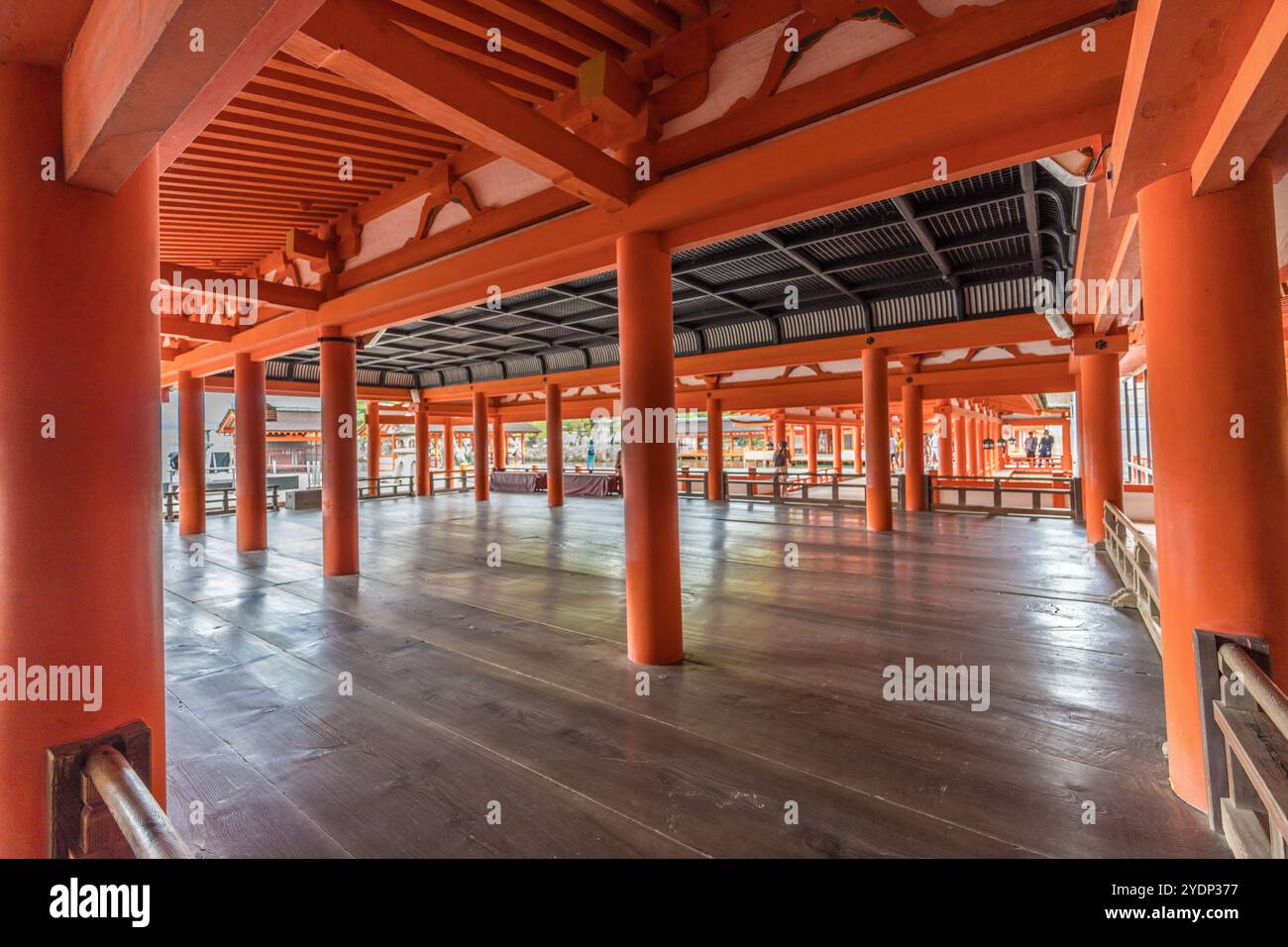 Hiroshima, Japan - August 20, 2024 : Haraiden hall at Itsukushima Jinja ...