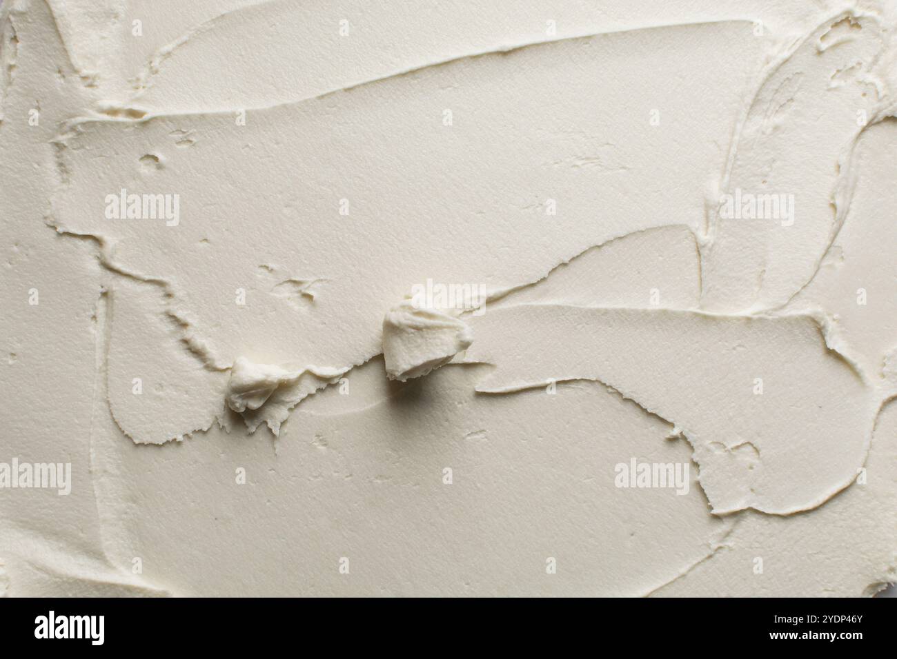 Top view of cream buttercream for decorating cake, silky smooth ...