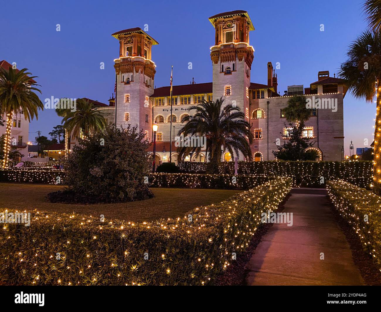 The Lightner Museum Formerly Hotel Alcazar During The Nights of Lights ...