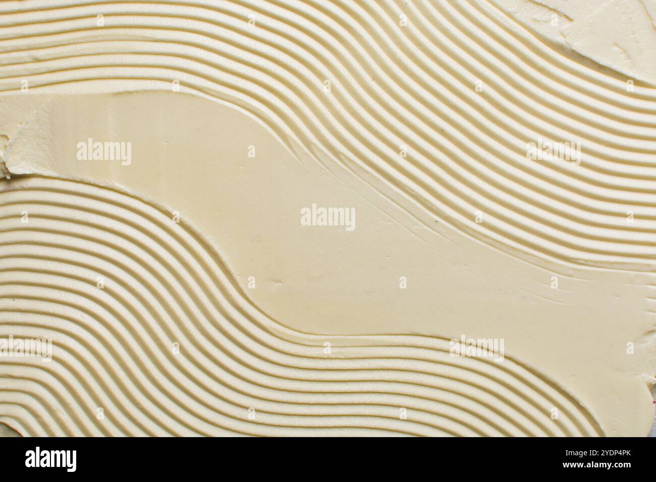 Top view of cream buttercream for decorating cake, silky smooth ...